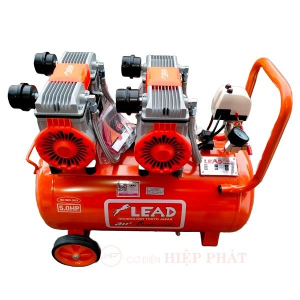 Máy nén khí không dầu Lead 5HP 50L